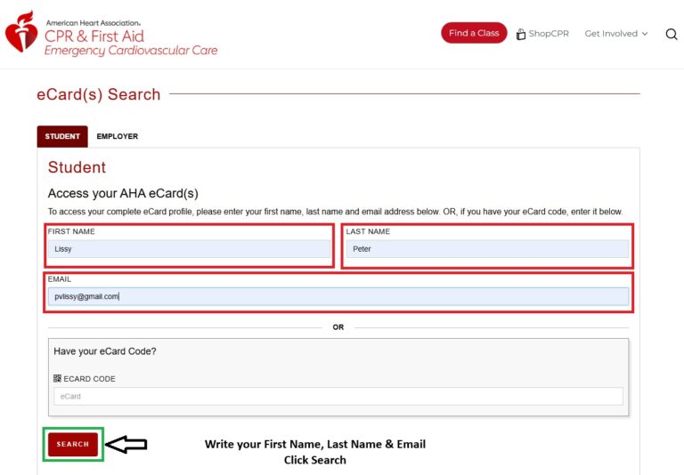 Download Your AHA BLS/ACLS/PALS eCard Online