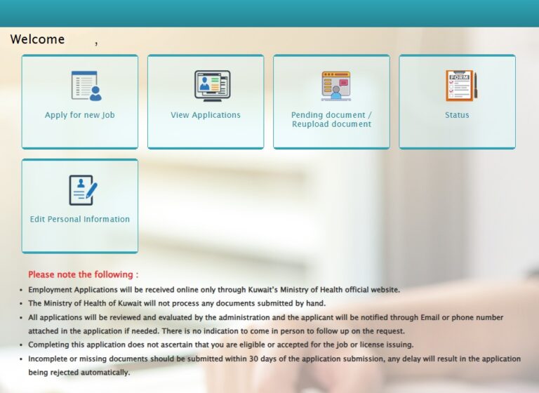 How to Apply for MOH Kuwait Jobs Online – Step-by-Step Guide 2025