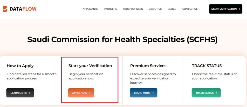 How to Complete DataFlow Process for Saudi Commission for Health ...