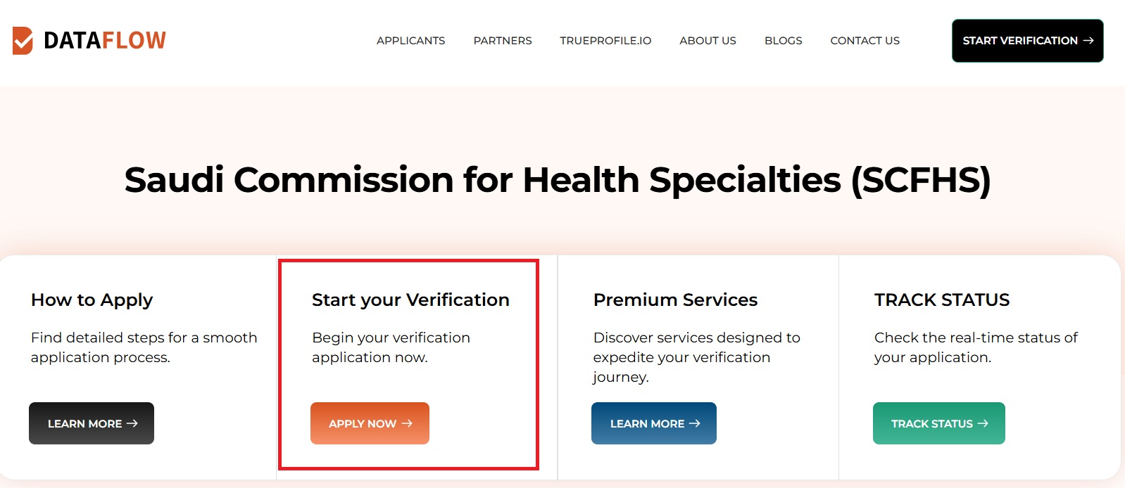How to Complete DataFlow Process for Saudi Commission for Health ...