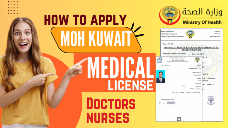 How to Apply MOH Kuwait Medical License